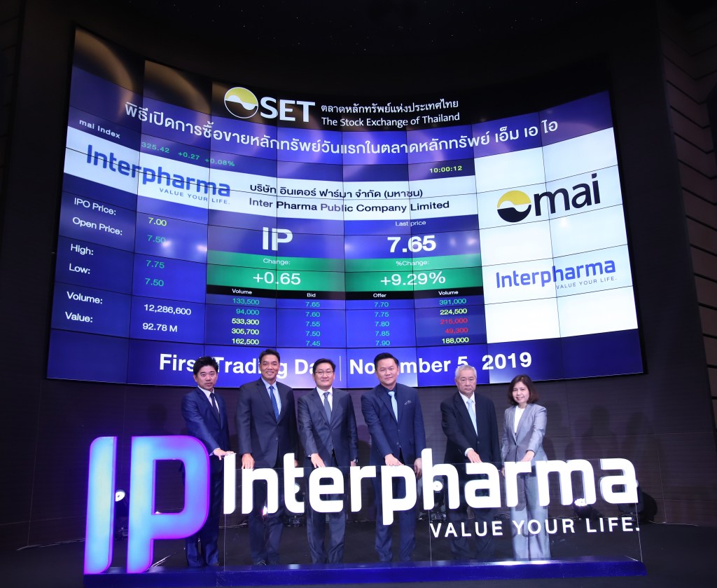 IP ตั้งเป้า 5 ปี ดันแบรนด์ INTERPHARMA ขึ้นแท่นบริษัทชั้นนำด้าน ...